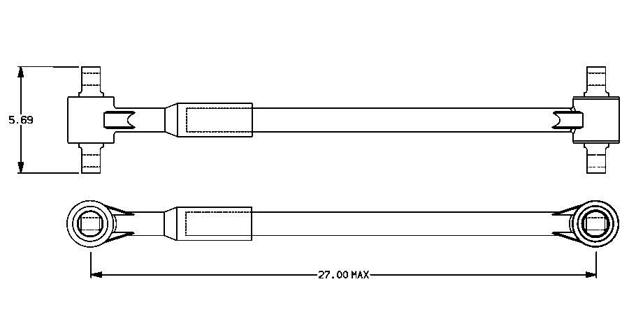 TORQUE ROD KIT,ADJUSTABLE - pierce