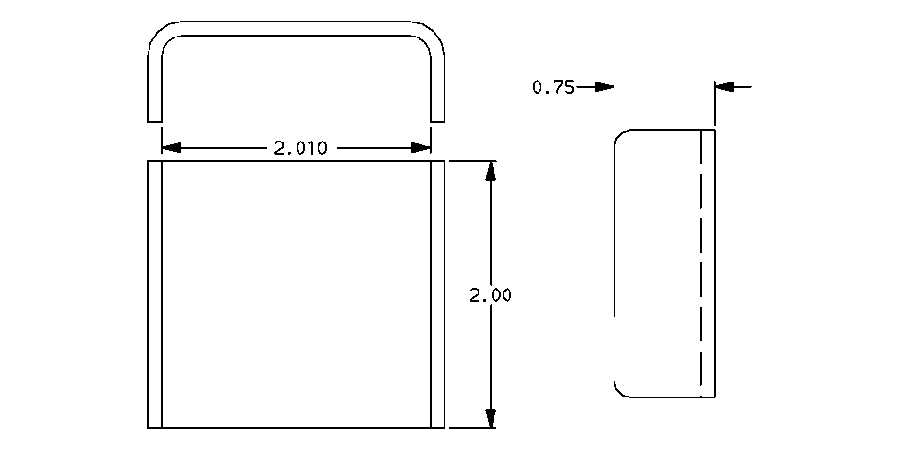 PAD,SCUFF,LR2 ARM - pierce