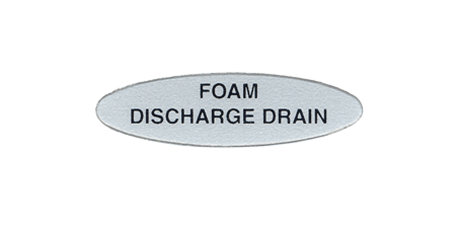 TAG-O,FOAM DISC DRAIN - pierce