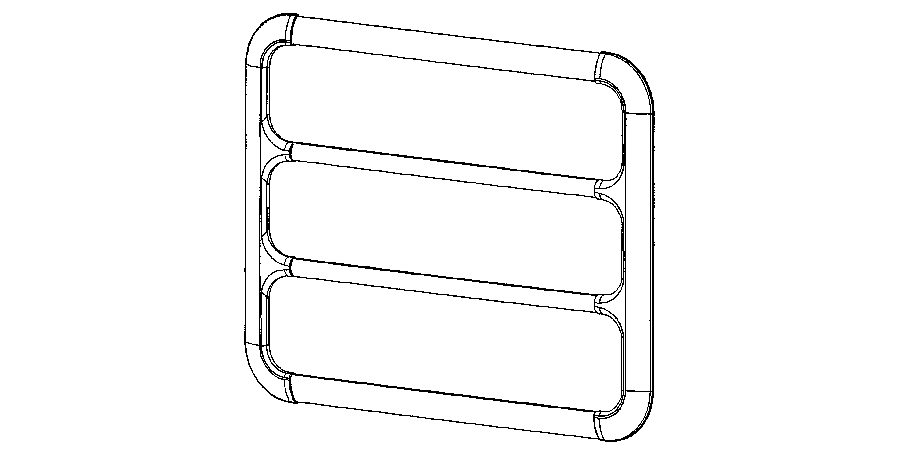 GRILLE ASSY,BRIGHT MESH,CHROME - pierce