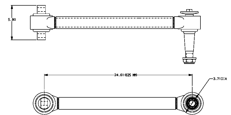 TORQUE ROD KIT,TRANSVERSE - pierce