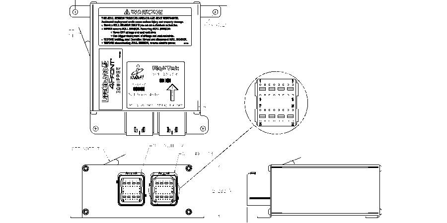 ROLL SENSOR,MASTER,4FRONTAL - pierce