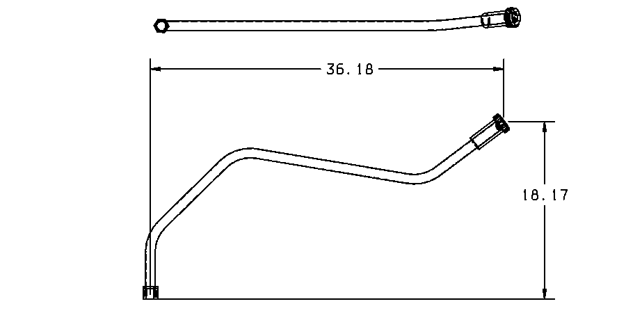 TUBE,ENGINE OIL FILL - pierce