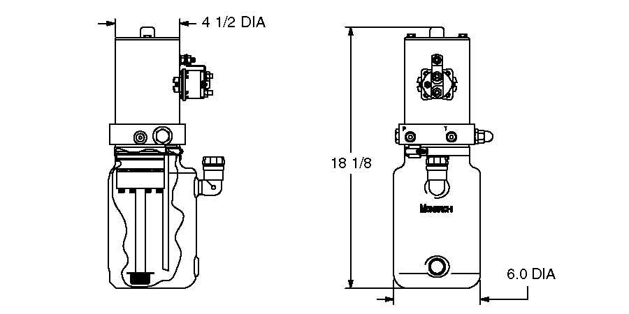 PUMP,12V/HYD,2600PSI - pierce