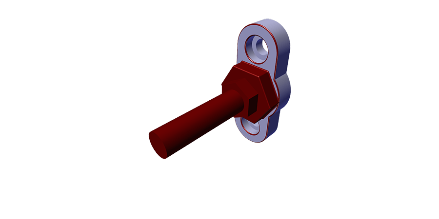 BLOCK,TERMINAL 2X3/8 STUD - pierce