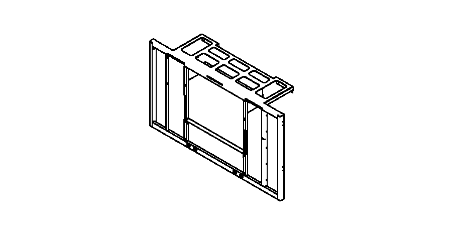 SUBSTR ASSY,REAR WALL - pierce