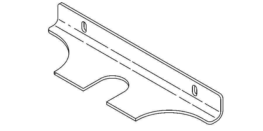 MOUNTING BRACKET,MUX BOX - pierce