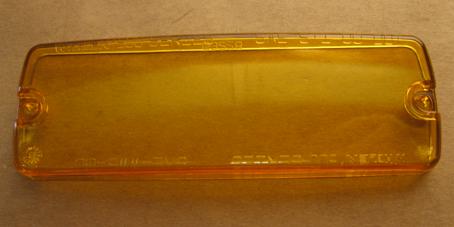 LENS,LED,AMBER,TRAFFIC ADVISER - pierce