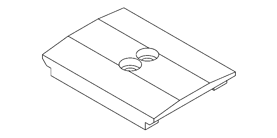 GUIDE PAD,BOTTOM,MID/BASE - pierce