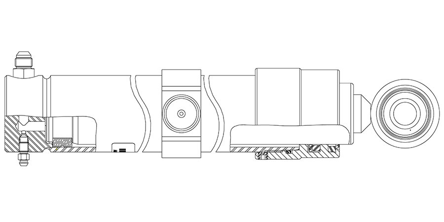 CYLINDER,HYDRAULIC,CAB LIFT - pierce
