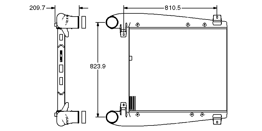 COOLER,CHARGE AIR - pierce