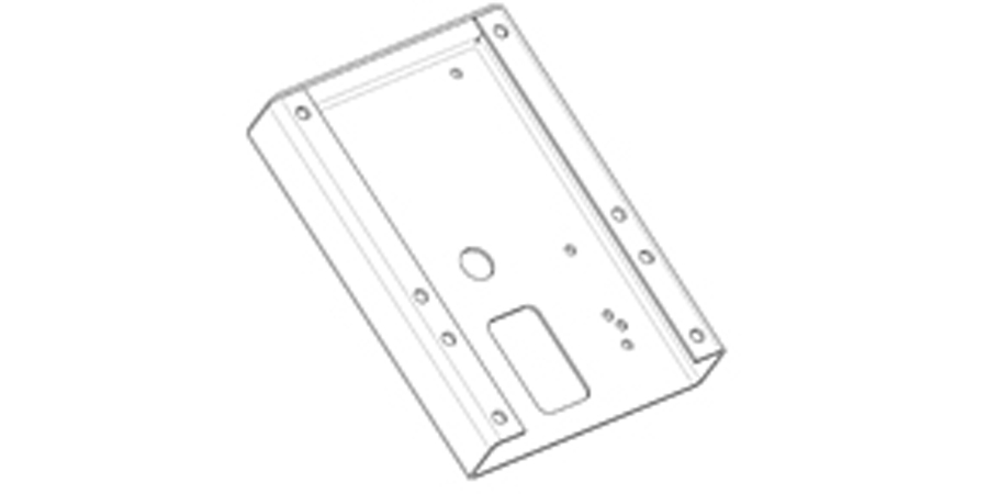 INTERCOM MTG PLATE,FRC ICA9000 - pierce