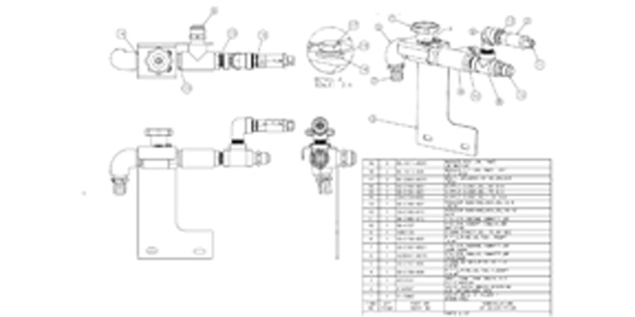 FOAM TANK DRAIN/FILL ASSY - pierce