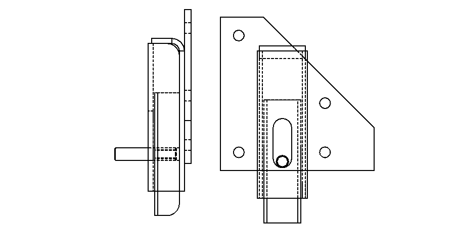 LATCH ASSY,PIVOTING TOOLBOARD - pierce