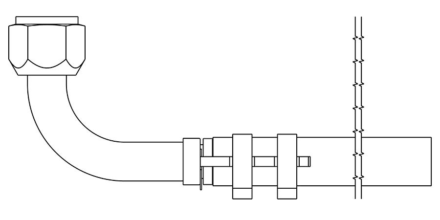 HOSE ASSY,COMPRESSOR DISCHARGE - pierce