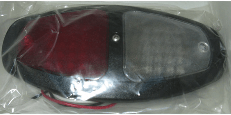 LIGHT,DOME,RED/CLR LENS - pierce