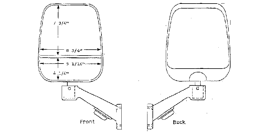 MIRROR,RAMCO,SPLIT FACE - pierce