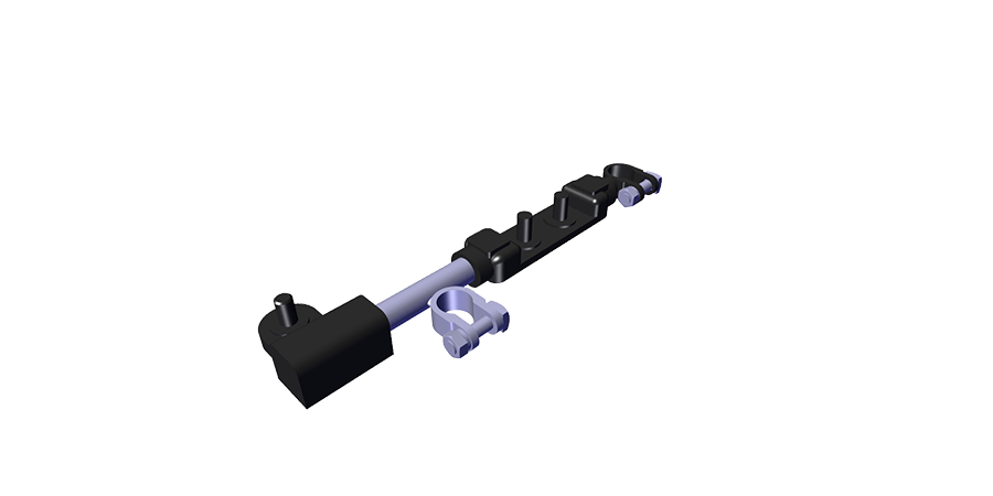 CABLE ASY BAT NEG 2-31 POST - pierce