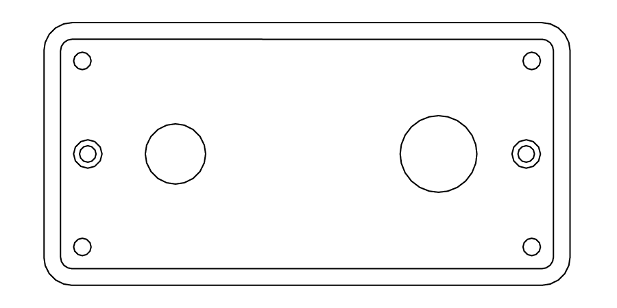 BEZEL,TAG,STYLE D,3X6 - pierce