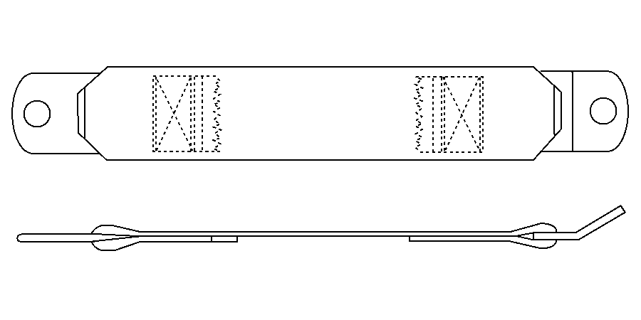 TETHER BELT,FIXED LENGTH - pierce