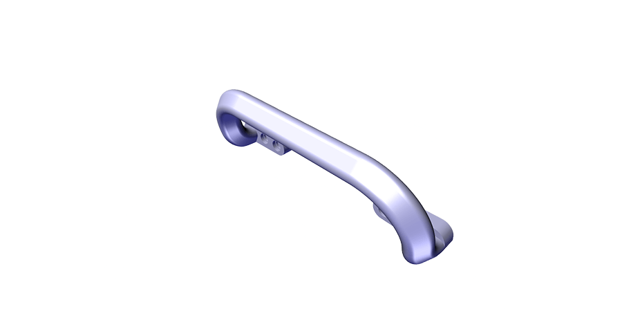 HANDLE,GRAB,MOULDED,YELLOW - pierce