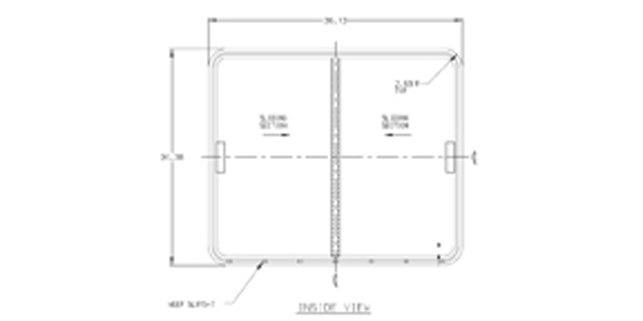 WINDOW,SLIDING,REAR,TILLER CAB - pierce
