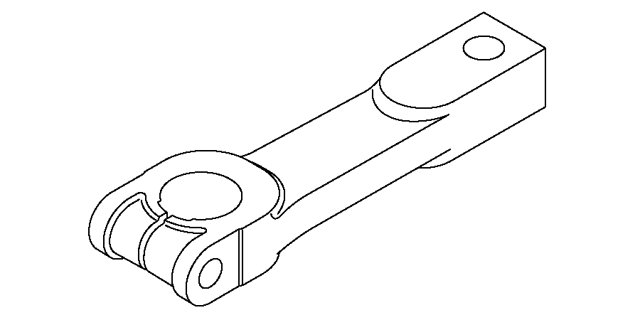 PITMAN ARM,10.0",STRAIGHT - pierce