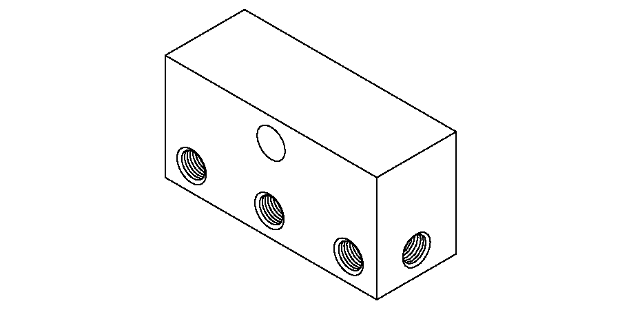 BLOCK,MANIFOLD,PUMP COOLER - pierce