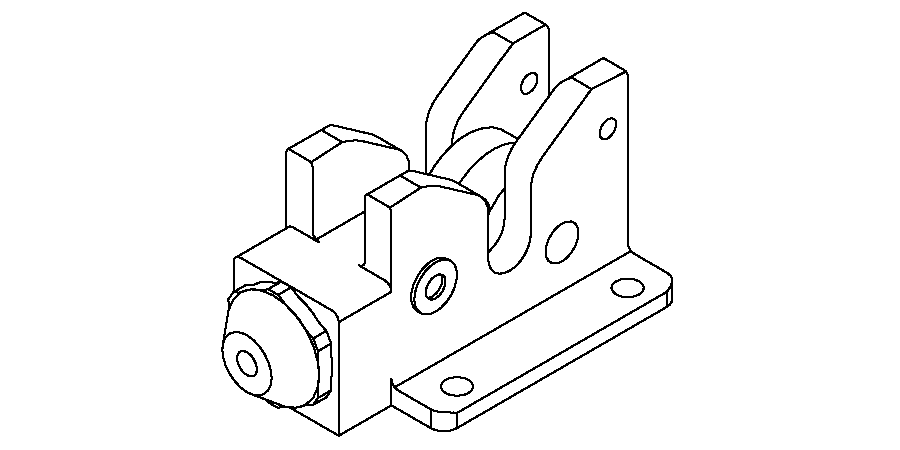 LATCH,CAB,HYDRAULIC - pierce