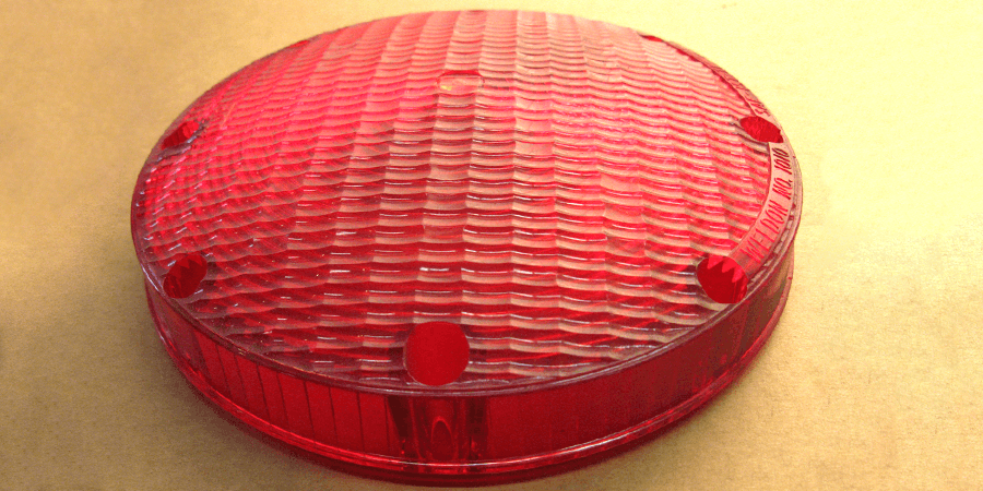 LENS,RED WELDON 1010 - pierce