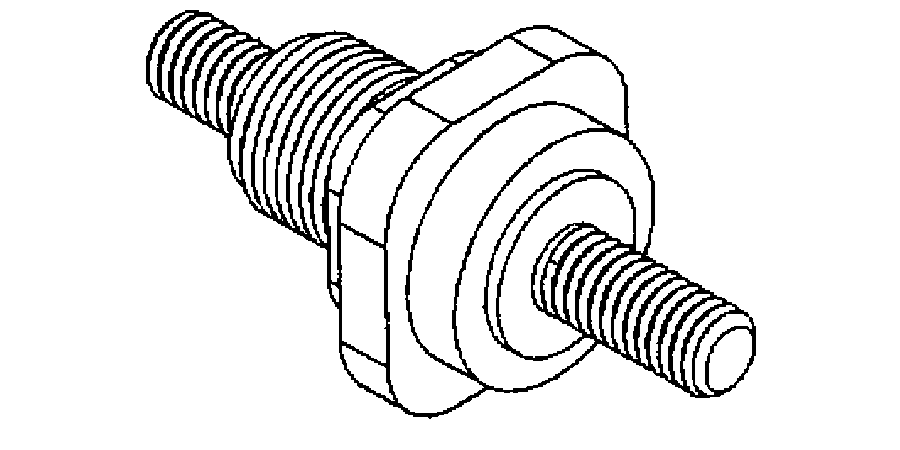 BLOCK,TERMINAL 3/8" THRU STUD - pierce