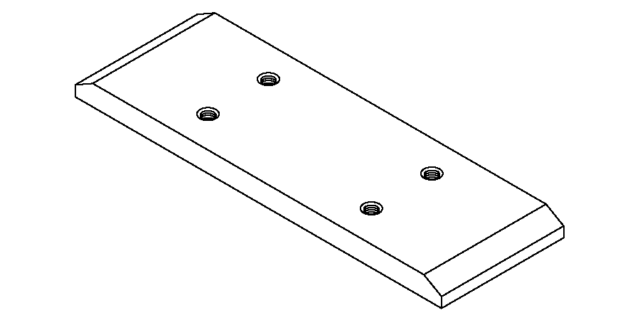 GUIDE PAD,MID,SIDE FRONT - pierce