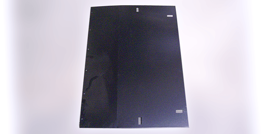 DOOR,HEAT SHIELD,ALUM,BOTTOM - pierce