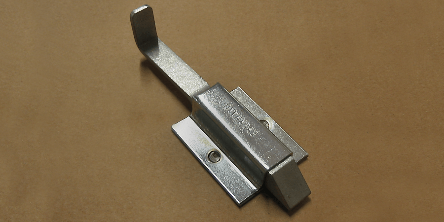 LATCH,FINGER BOLT,ZINC PLATED - pierce