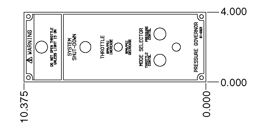 NAMEPLATE,SAFETY,WARN,GOV CTRL - pierce