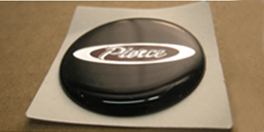 DECAL,PIERCE LOGO,HORN BUTTON - pierce