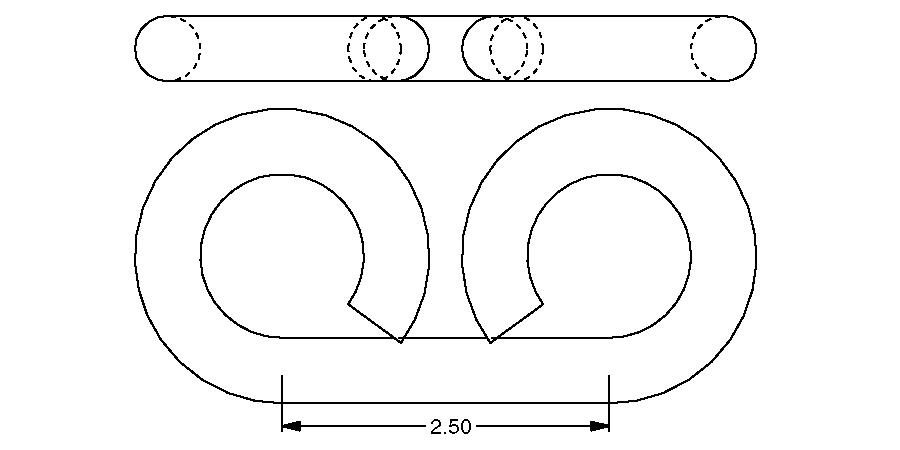 SAFETY CHAIN LOOP,TRAILER - pierce