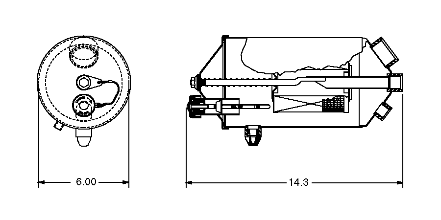 RESERVOIR,POWER STEERING,4 QT - pierce