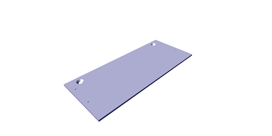 MTG PLATE,LADDER RACK,14.25 - pierce