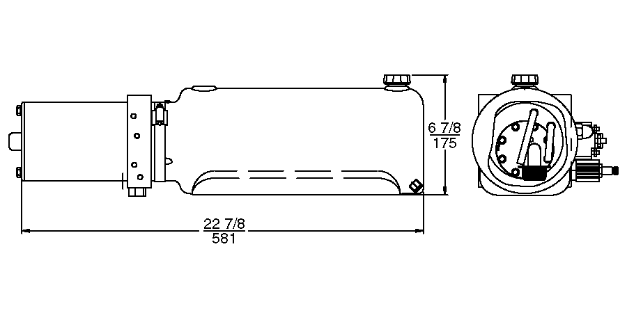 PUMP,12V/HYD,2750 PSI - pierce