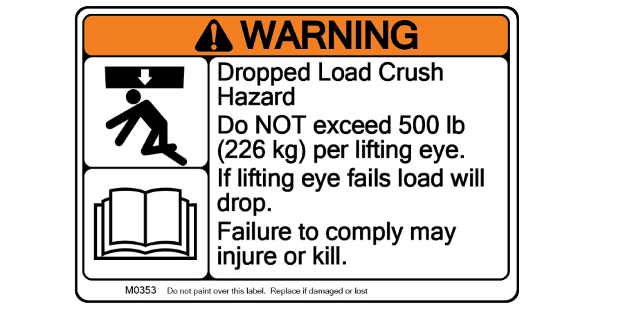 LABEL,SAFETY,LIFTING EYE - pierce