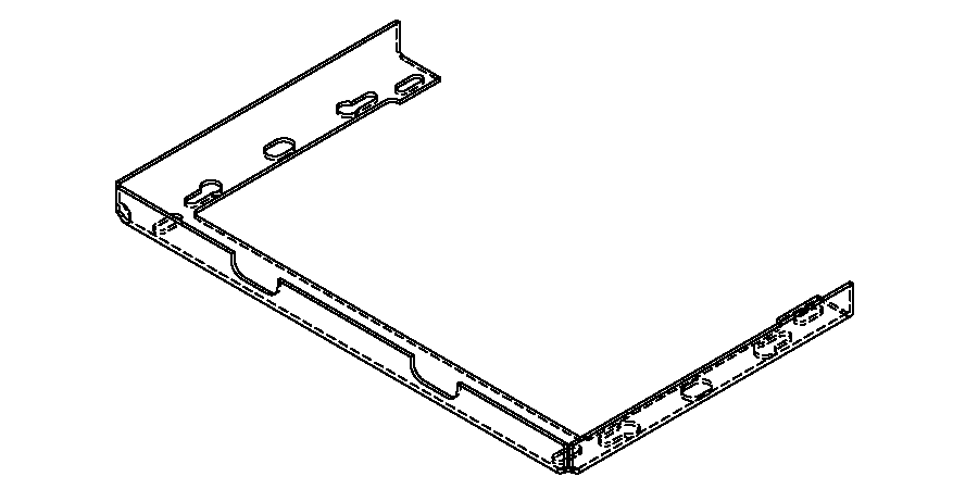 SUPPORT,AC PLENUM,HDLINER,LH - pierce