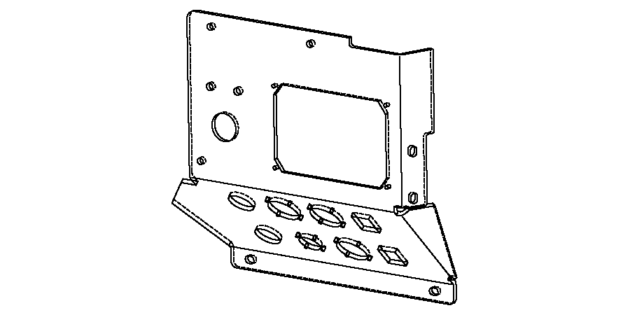 PANEL,PUMP SHIFT/BATT SWITCH - pierce