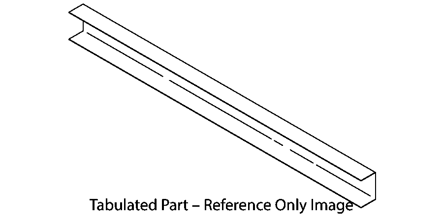 LADDER GUIDE TROUGH,2-SECT,S/S - pierce