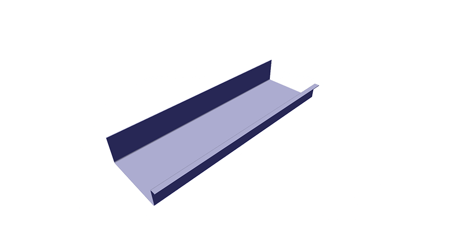 LADDER GUIDE TROUGH,2-SECT,S/S - pierce