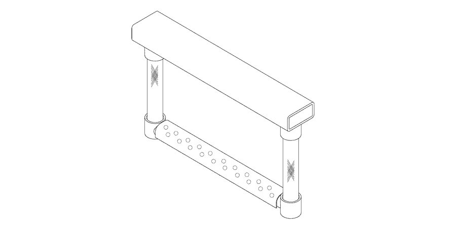 STIRRUP STEP,WIRE ROPE,RUNG - pierce