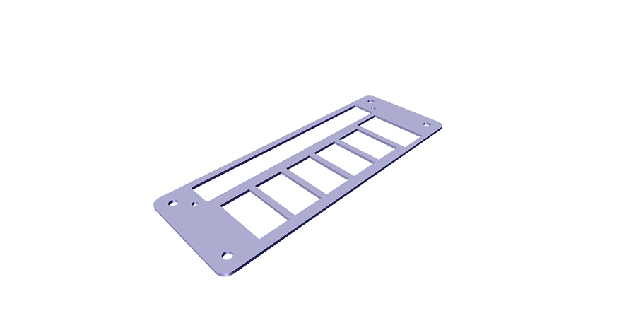 PANEL,SWITCH,6-GANG - pierce