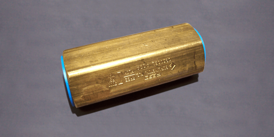 VALVE,CHECK,BRONZE,SOFT,FSC - pierce