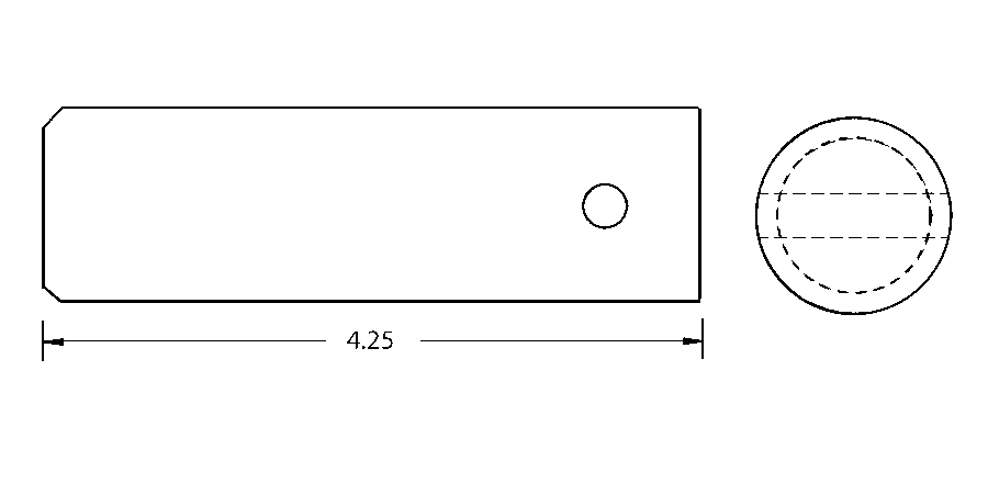 PIN,EXTENSION CYLINDER,LADDER - pierce