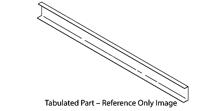 LADDER GUIDE TROUGH,SINGLE,S/S - pierce